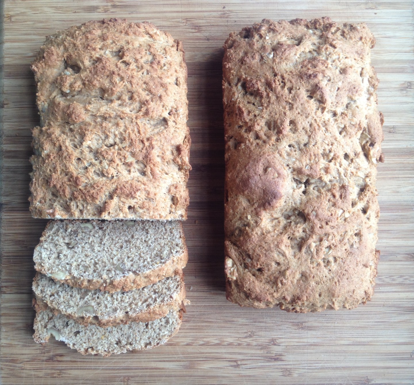 Quick Whole Wheat Spice Bread with Brown Sugar, Orange Zest and Walnuts ...