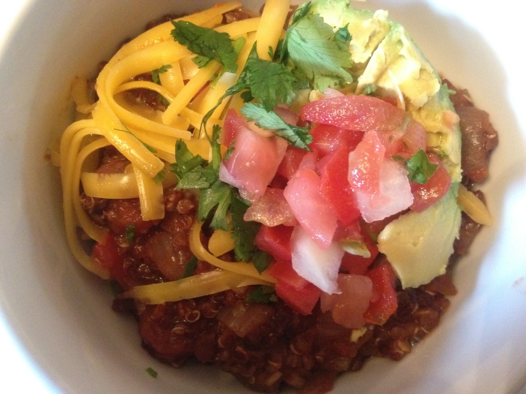 Quinoa Chili with Red Peppers | Emmy Cooks