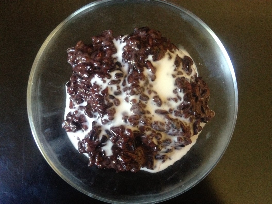 Black Sticky Rice Pudding with Coconut Milk | Emmy Cooks